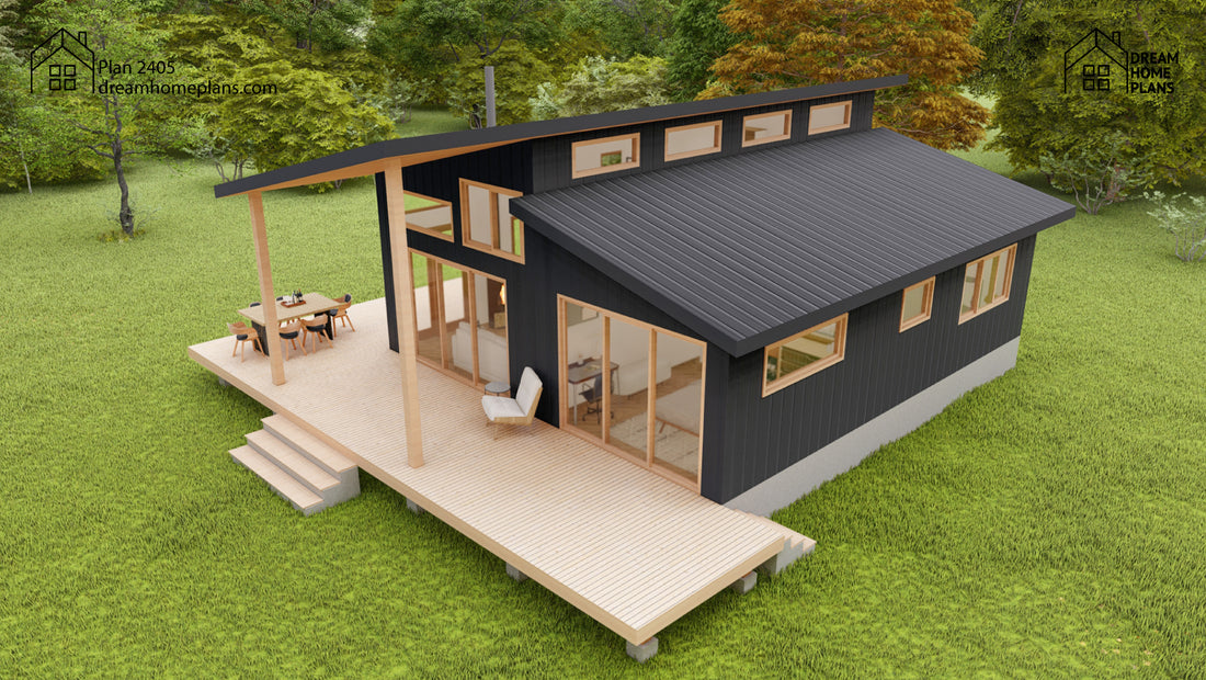 A-Frame Cabin Plans | Modern & Rustic Timber Frame Design – Dream Home ...