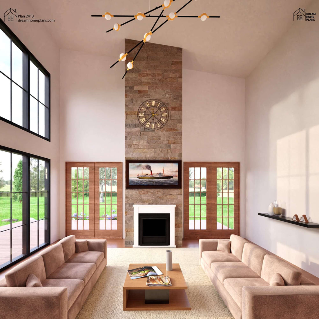 Dream Home Plans | 1575 sq ft Barndominium Modern Farmhouse