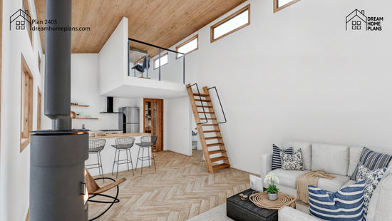 A-Frame Cabin Plans | Modern & Rustic Timber Frame Design – Dream Home ...