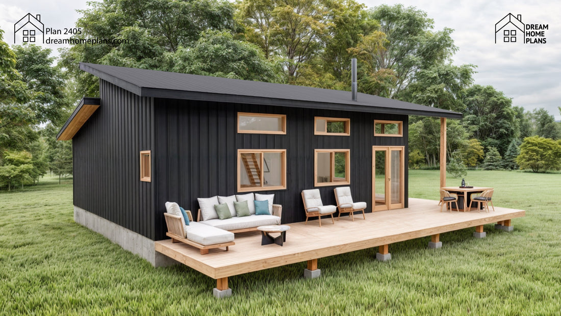 A-Frame Cabin Plans | Modern & Rustic Timber Frame Design – Dream Home ...